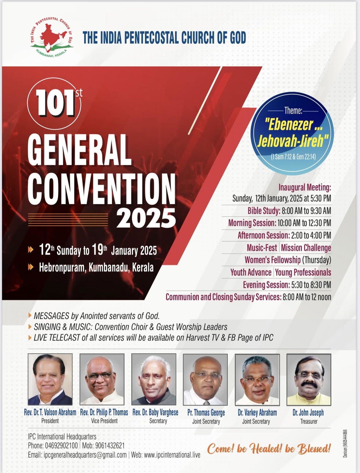 Just a Week to Go: IPC’s 101st Kumbanad Convention Set to Begin January ...
